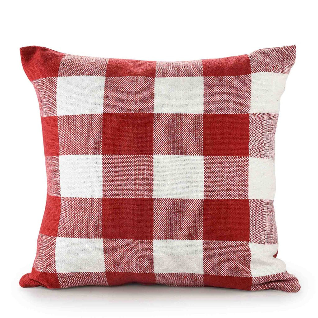 Red Check Cushion Cover – Sashaaworld