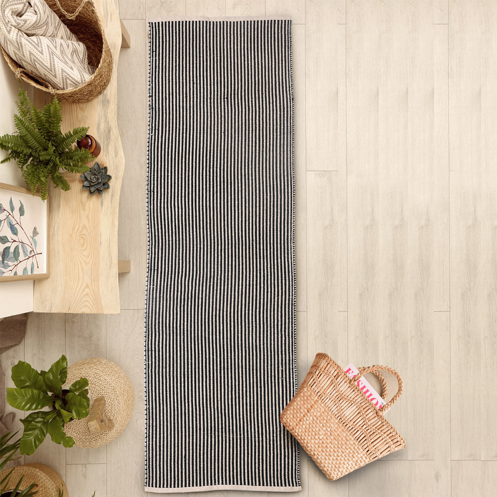Modern Striped Cotton Runner – Sashaaworld
